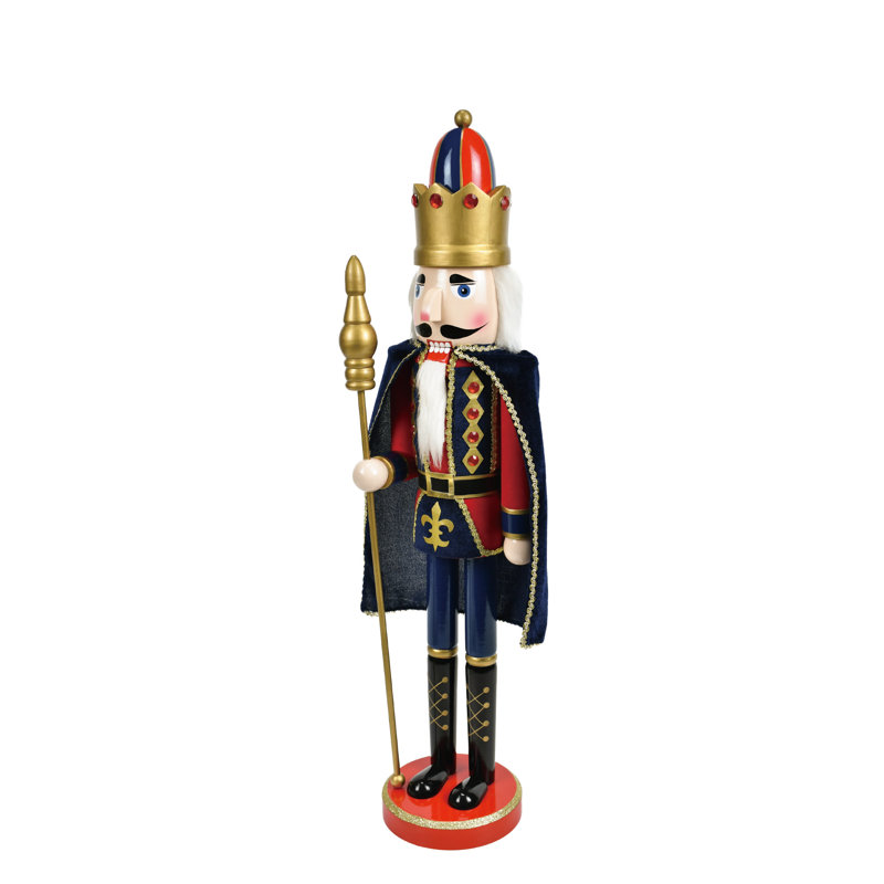 Three Posts Nutcracker King with Cape Reviews Wayfair